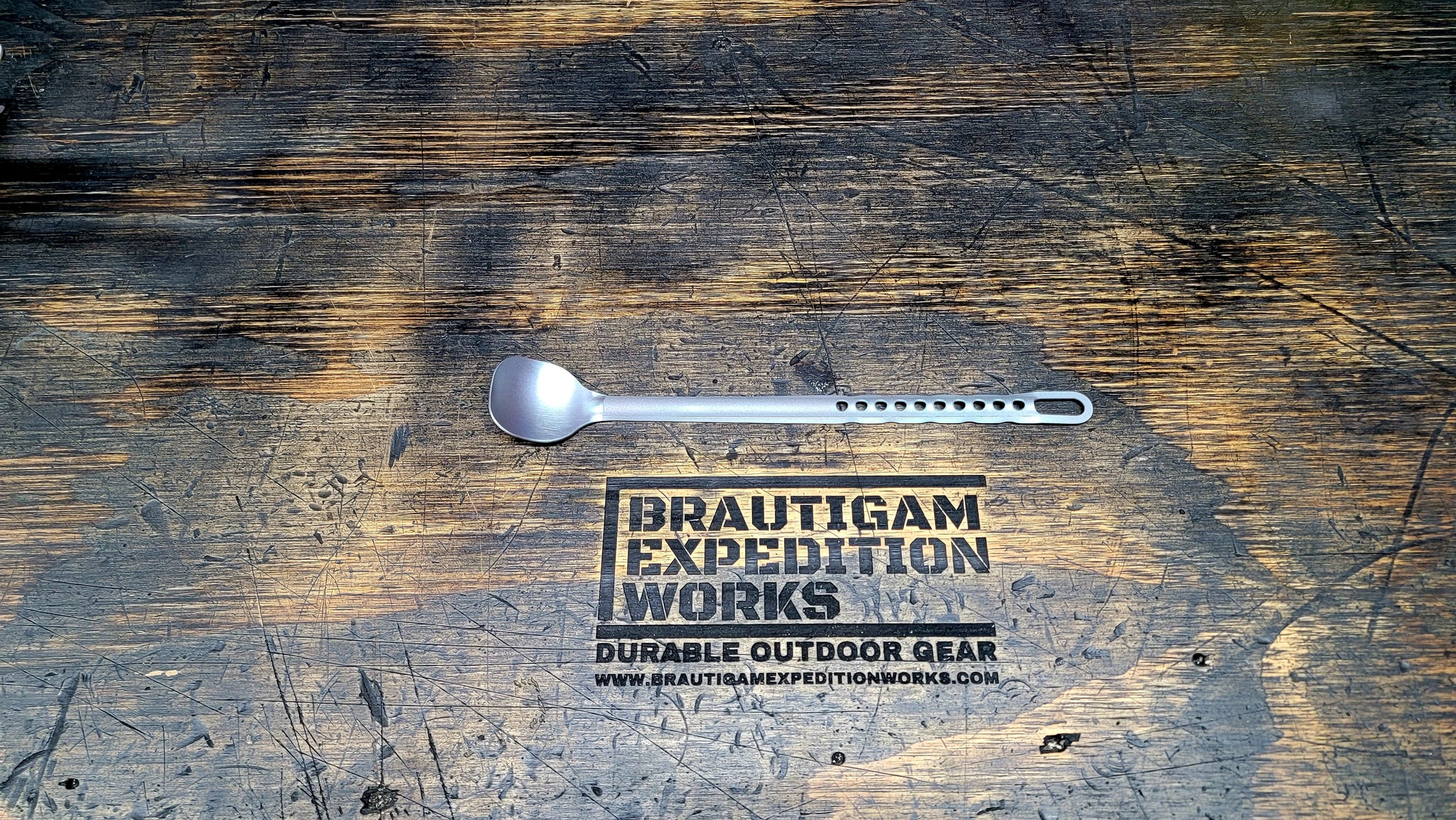 Long Titanium Spoon – Brautigam Expedition Works